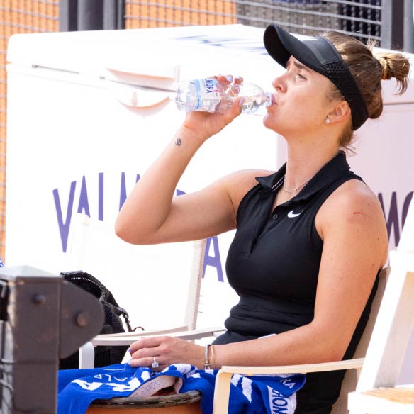 Valmora is the official water of the Tennis BNL Italian Open.